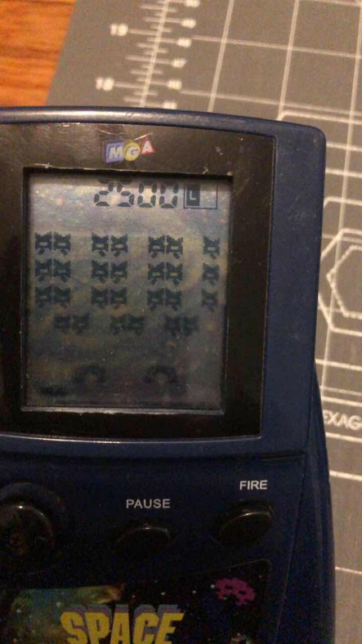 Space Invaders Hand Held Game Taito Hiro Retro 2004 MGA Entertainment ...