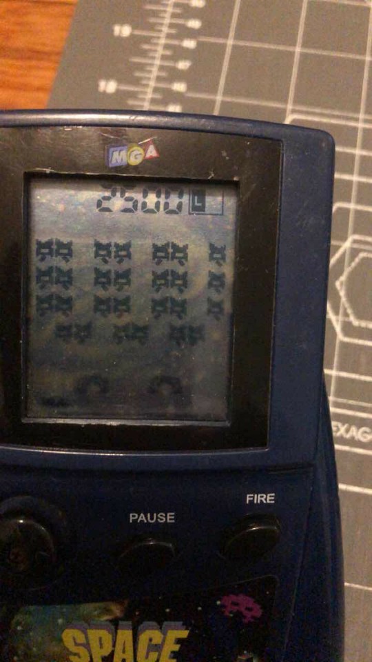 Space Invaders Hand Held Game Taito Hiro Retro 2004 MGA Entertainment ...