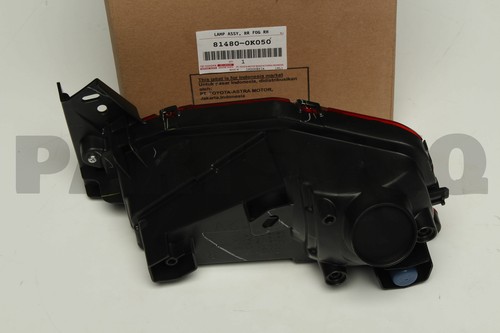 814800K050 Genuine Toyota LAMP ASSY, RR FOG, R 81480-0K050 | eBay