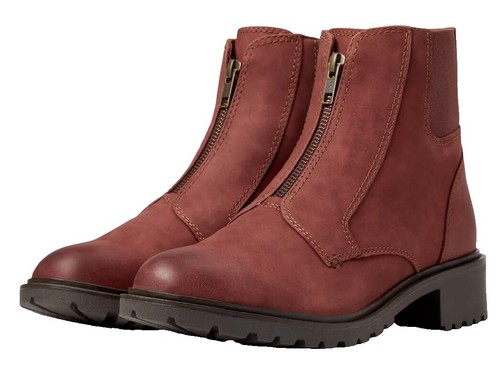 Brand New Cobb Hill Women's Skylar Zip Boot Waterproof Ankle Taupe