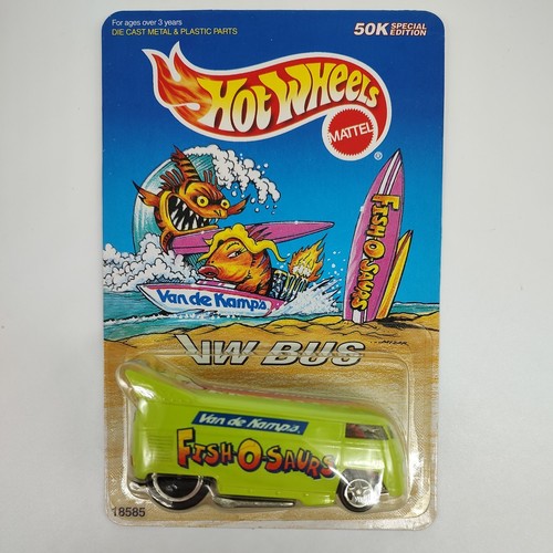 Hot Wheels Green Van De Kamps Fishosaurus Volkswagen Drag Bus V74 | eBay