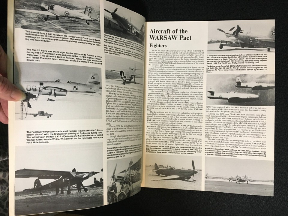 WARSAW PACT Air Forces by Hans-Heiri Stapfer Military Aircraft History ...
