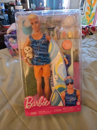 Beach Surfer Ken Doll Puppy Pet & Ass. l NIB Price Lowered$ 15.00 | eBay