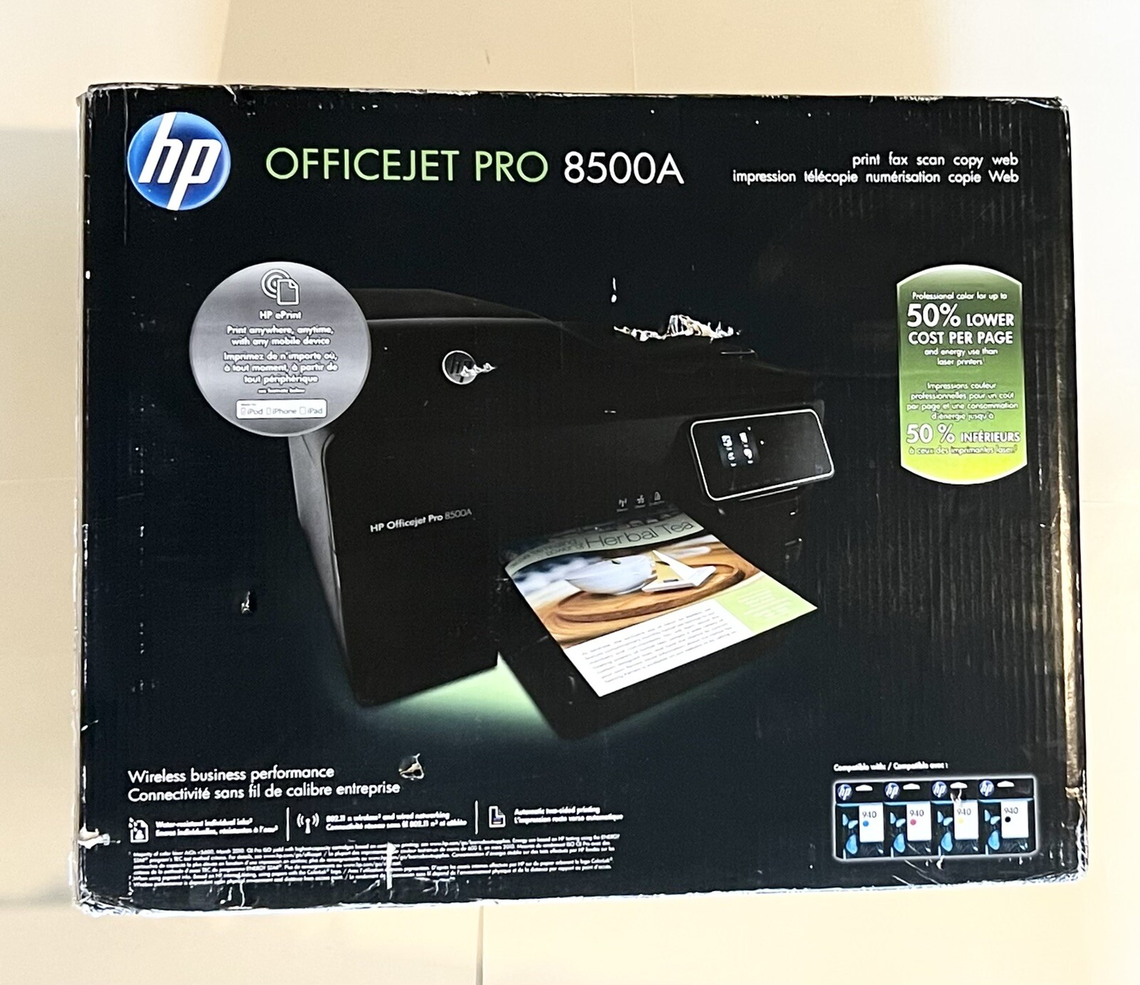 HP OfficeJet Pro 8500A Plus All-In-One Inkjet Printer for sale online ...