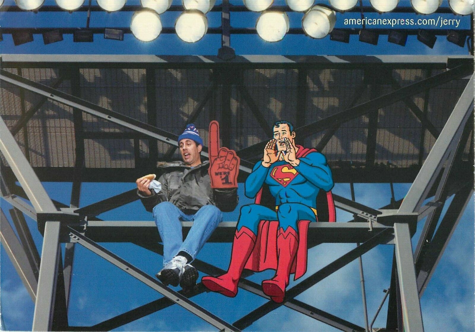 Jerry Seinfeld & Superman for American Express Promotional Card ...