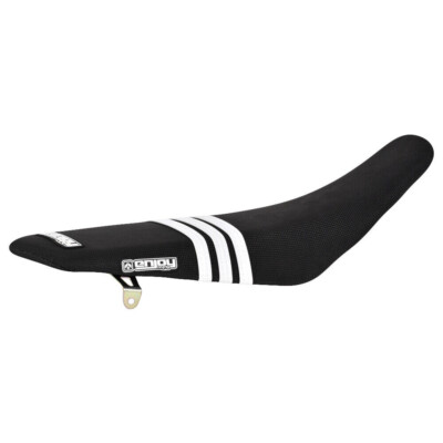 2013-2018 Honda CRF 110 Seat Cover Black TLD 3 Long White TLD Stripes ...