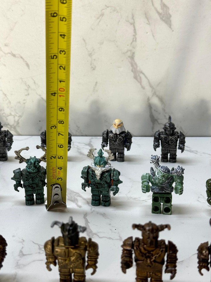 Mega Bloks Dragons Krystal Wars Mini Figure Lot Figs & Weapons & More ...