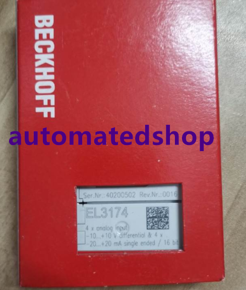 beckhoff module EL3174 New FedEx or DHL | eBay