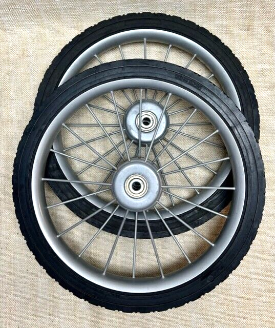 PAIR OF 16" STEEL SPOKE WHEEL 16"X1.75" | eBay