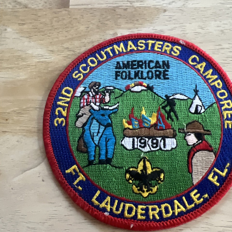 SOUTH FLORIDA COUNCIL - 1991 32nd SCOUTMASTER'S CAMPOREE PATCH - BOY ...