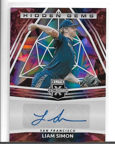 2022 Elite Extra Edition Hidden Gems #HG-LS Liam Simon Auto | eBay ...