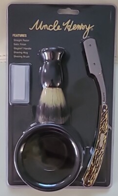Uncle Henry Shaving Knife Kit Gift Set New FREE SHIPPING | eBay