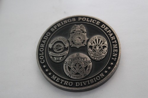 Colorado Springs Police Department Metro Division Challenge Coin | eBay ...