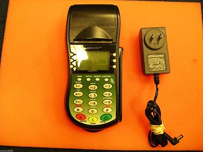 Hypercom T4205 Credit Card Machine w/Adapter Grade A+ | eBay