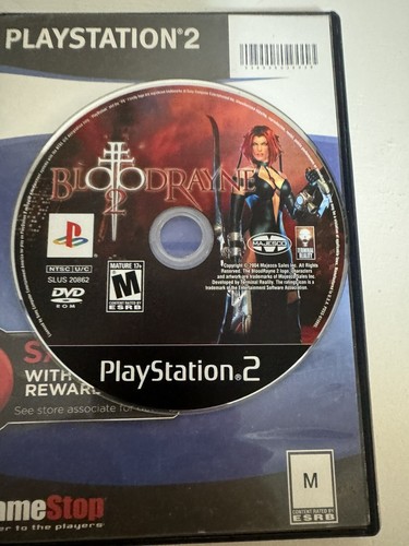 BloodRayne 2 for PS2 - disc only (Sony PlayStation 2, 2004) 96427013341 ...