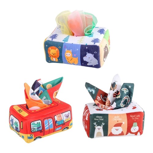 Tissue Box Toys, Juggling Scarves Early Education Toys for Boys Girls ...