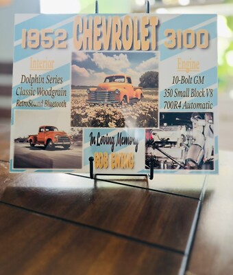 Custom Car Show Metal Display Sign 11x14 – Personalized Specs & Stand ...