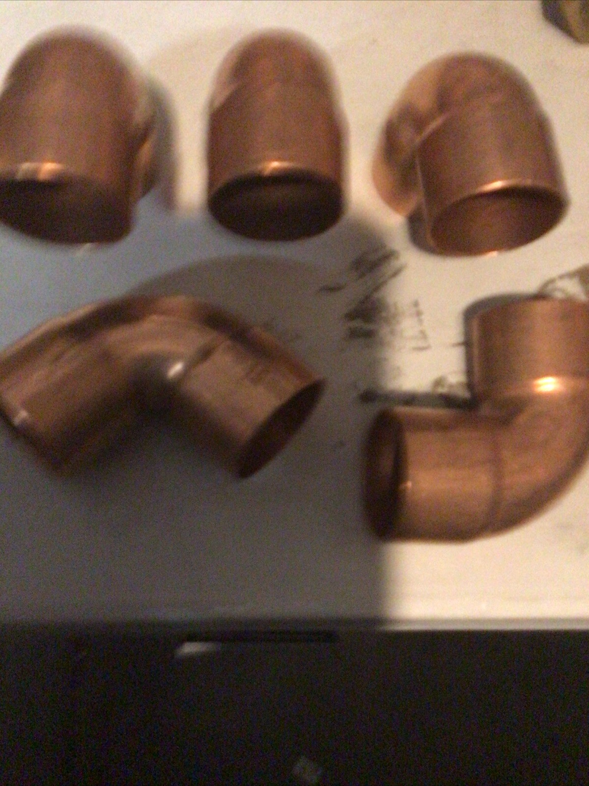 5-Mueller W 02085 Streamline Copper Fitting 1 1/2” C x C SR 90 Degree ...