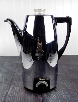 Vintage Sunbeam Automatic Coffee Percolator Model AP 8A Art Deco Style ...