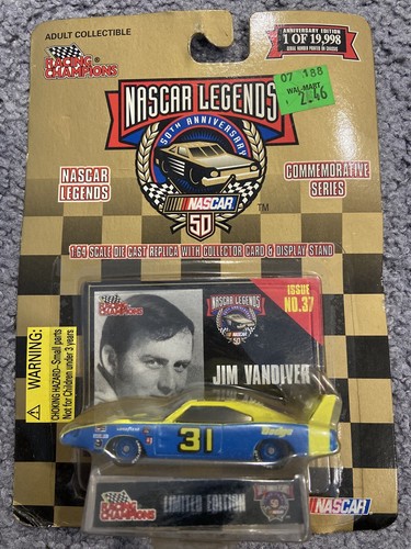 Racing Champions 1/64 NASCAR LEGENDS Issue #37 Dodge JIM VANDIVER #31 ...