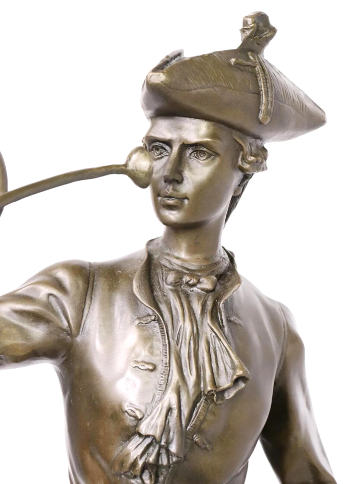 Sculpture, Patinated, Bronze After H. Moreau & Lecourtier, "Hunter with ...