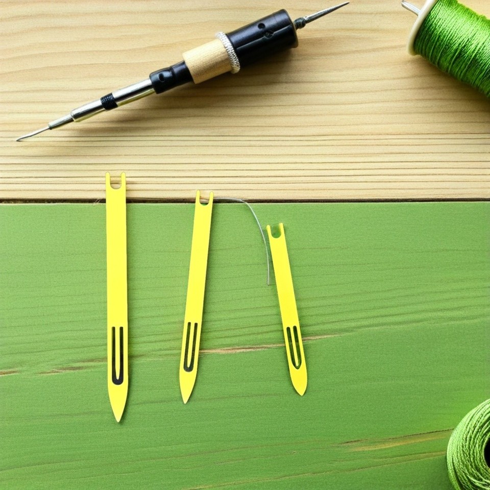 14 Pcs Fishing Net Netting Needle Weaving Shuttles Knitting Needles ...