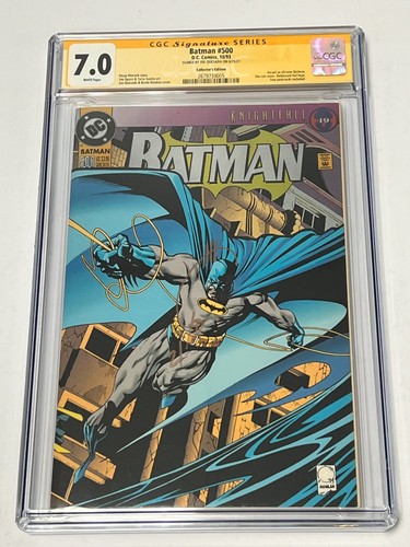 Joe Quesada Signed Batman #500 DC Comics 1993 Collector's Edition AUTO ...