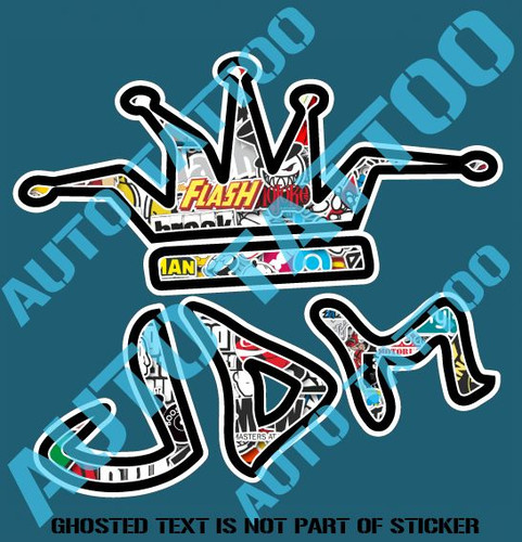 JDM JOKER STICKER BOMB Decal Sticker Retro Vintage JDM DRIFT DECALS ...