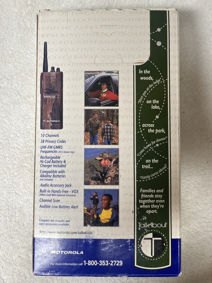 Motorola Talkabout Distance DPS P24SRX03G2AA Yellow Wireless 5-Miles 2 ...