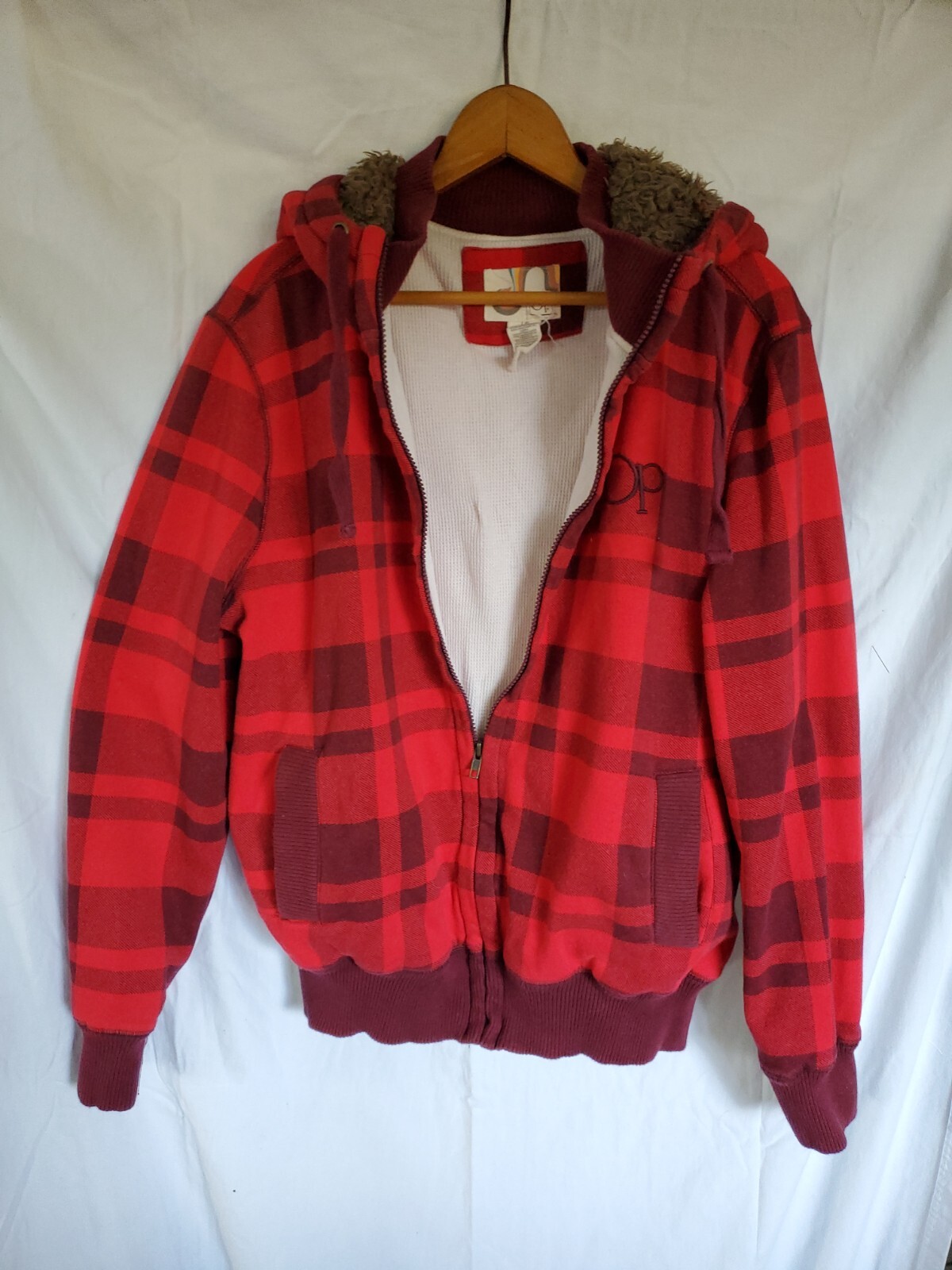 Vintage Op Quilted Jacket Coat Ocean Pacific Hooded 8… - Gem