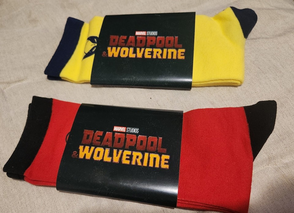 Deadpool & Wolverine Socks, Promotional,Heineken, Disney Insider ...