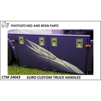 CTM 1/24 1/25 Semi Truck Model Kit Photoetch Euro Style Toolbox Door ...