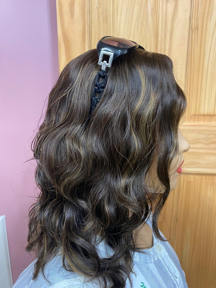 Malky Wig Sheitel European Multidirectional Human Hair Mediumcap layers ...