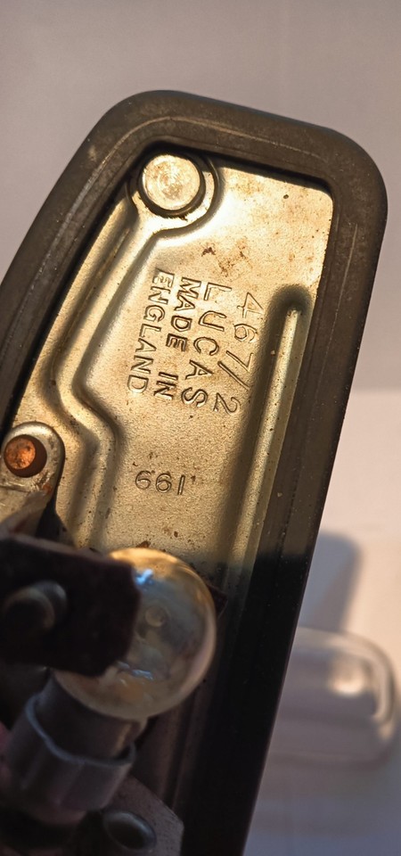 CLASSIC BMC MINI MK1 COOPER 970s 1071s NUMBERPLATE LAMP NEW OLD STOCK ...