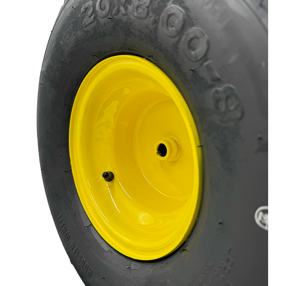 20x8.00-8 Turf Tire & Wheel - Set of 2 - Fits on 3/4 Inch Axle | eBay