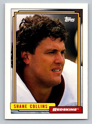 Shane Collins RC Rookie 1992 Topps #736 Washington Redskins | eBay