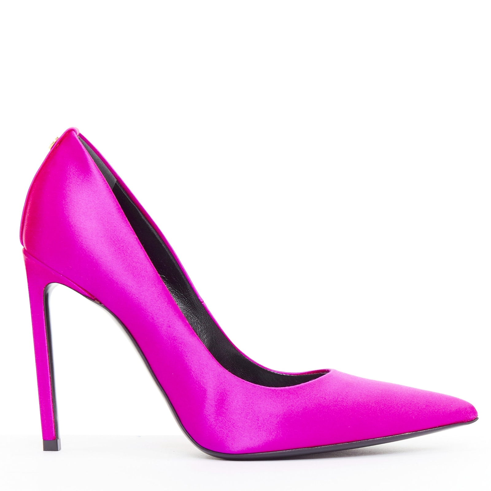 TOM FORD hot pink satin pointy front stiletto heeled … - Gem