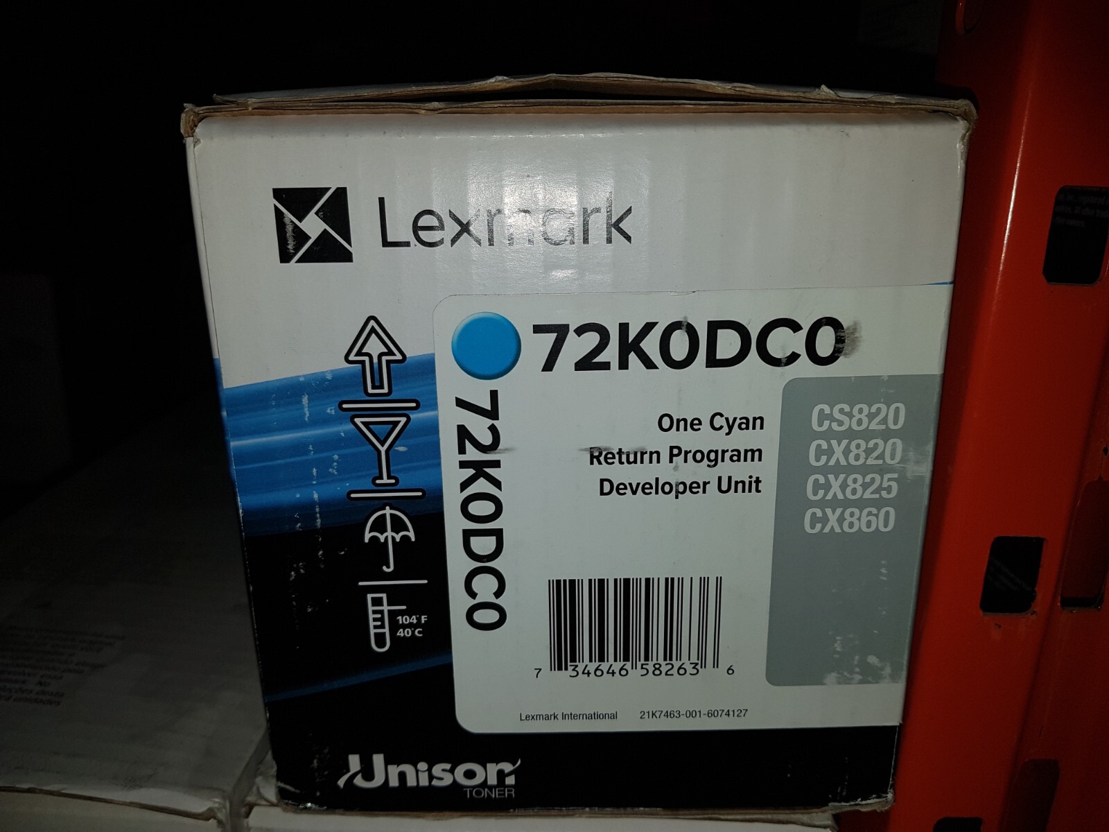 Lexmark Cx820 Return Program Developer Unit 72K0DC0 for sale online | eBay