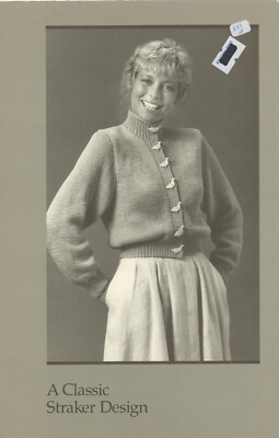 A Classic Straker Design Knitting Pattern 885 Bianca Jacket Women 32 ...