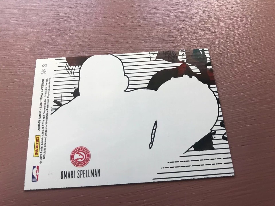 2018-19 Omari Spellman Court Kings #2 Acetate Rookie Card | eBay