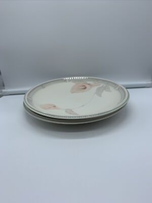 (2) Noritake Keltcraft Misty Isle Eternal Blush 9138 8 1/8" Salad ...