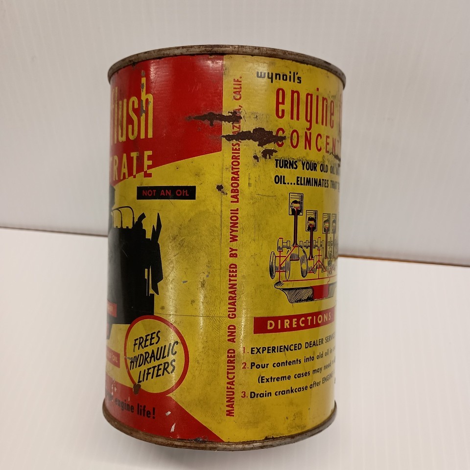 Extremely Rare Wynoil Engine Flush Concentrate Full Quart CALIFORNIA ...