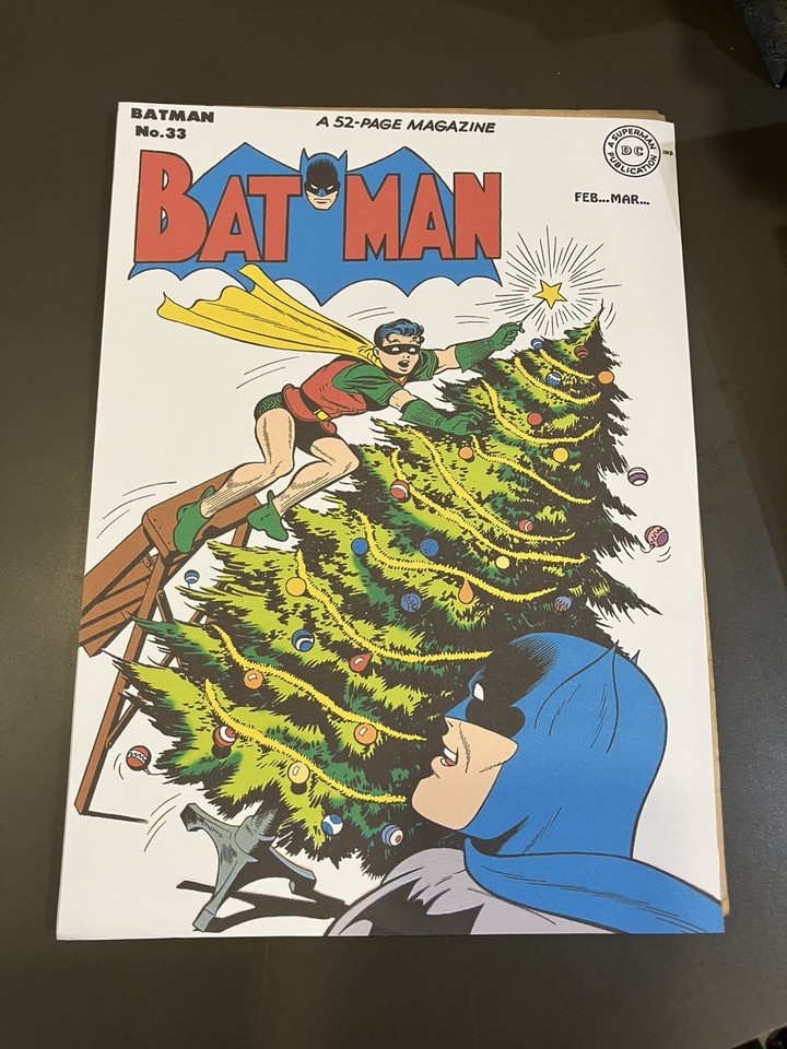 Batman #33 (1946) Christmas Cover- Coverless Comic Book | eBay