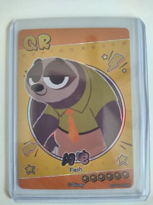 Flash QR- Zootopia CARD.FUN 2023 DISNEY PIXAR COLLECTION | eBay