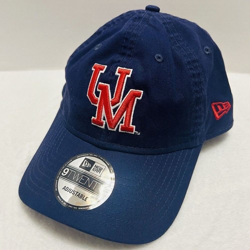 New Era Ole Miss Rebels Vault 9TWENTY Adjustable Hat Cap Blue NCAA ...