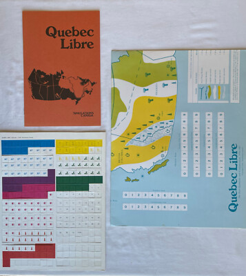 Quebec Libre Simulations Canada 1978 UNPUNCHED VG+ | eBay