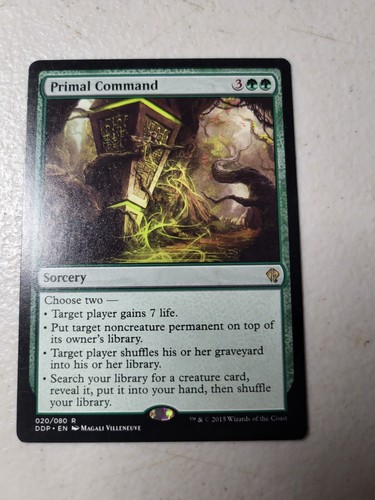 1x Magic the Gathering MTG Primal Command (20) DD Zendikar vs. Eldrazi ...