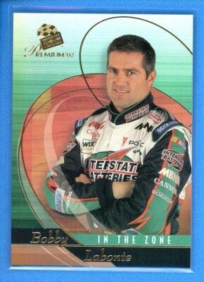 2002 Press Pass Premium In The Zone Insert #IZ8 Bobby Labonte | eBay