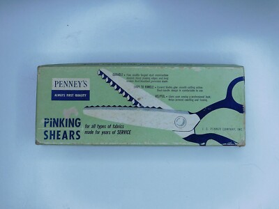 Vintage Penny's PINKING SHEARS Scissors | eBay