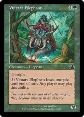 MTG X4 4x Vintara Elephant Prophecy Magic the Gathering Look cards | eBay
